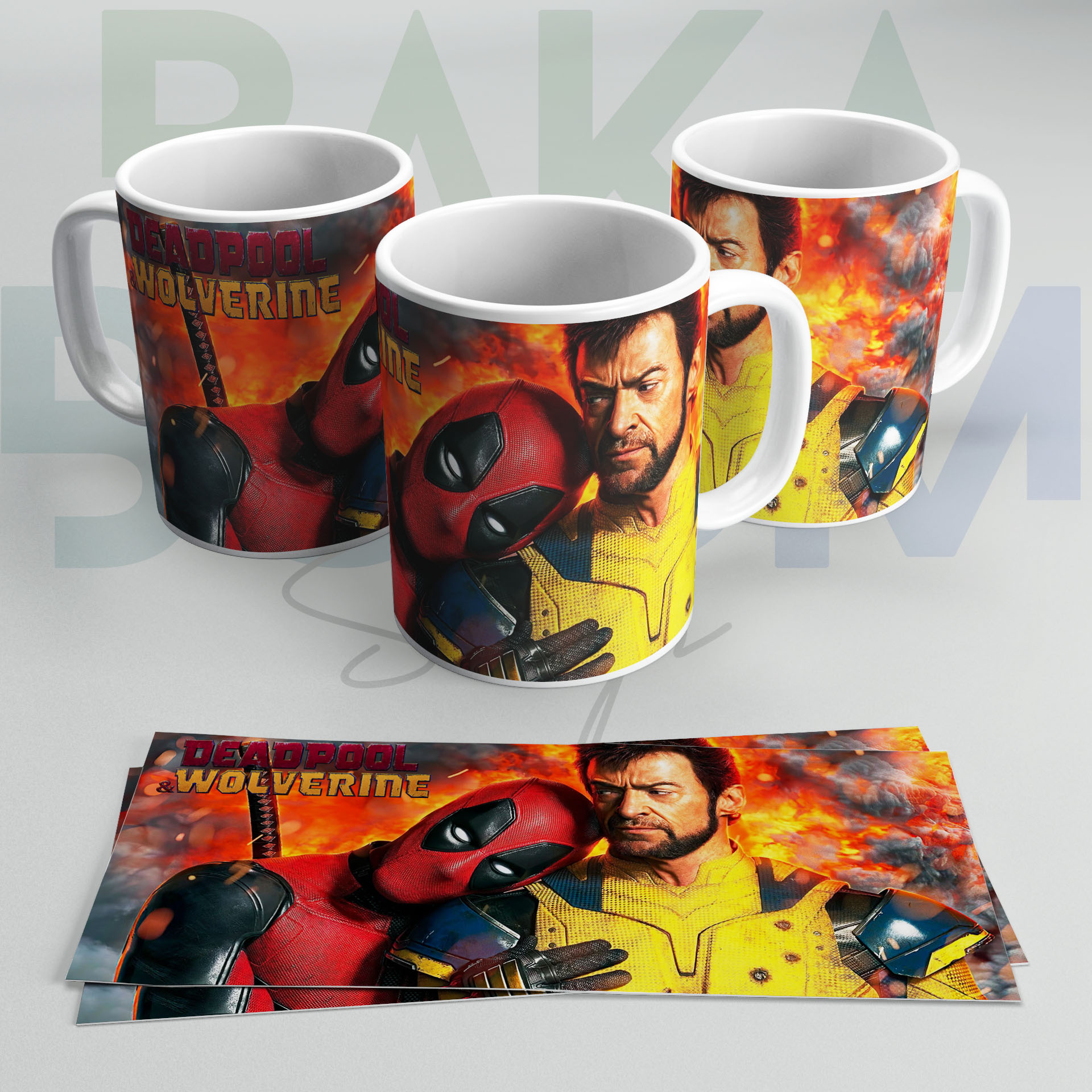 TAZA DEADPOOL LOBEZNO - Bakaboom