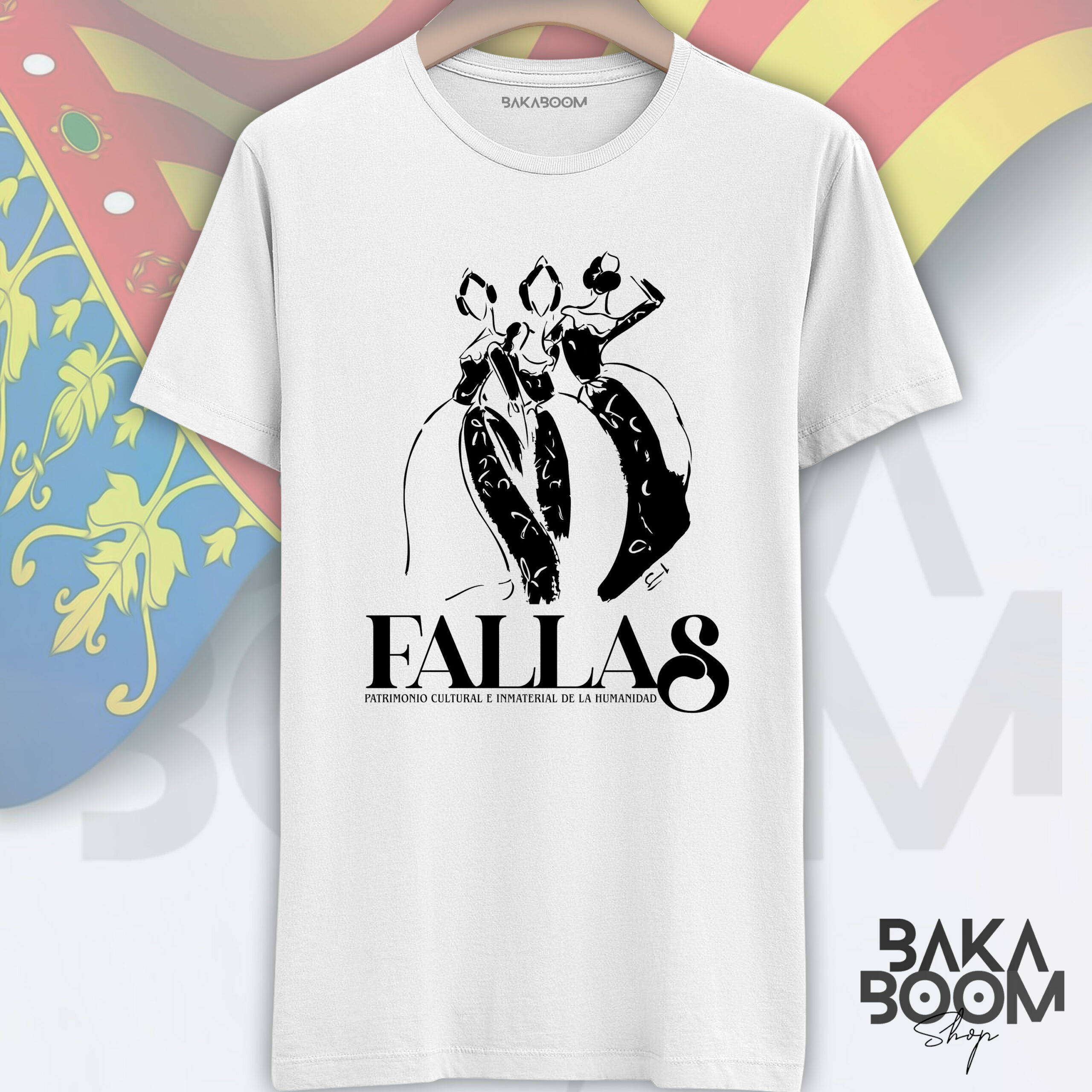 CAMISETA FALLAS PATRIMONIO - Bakaboom